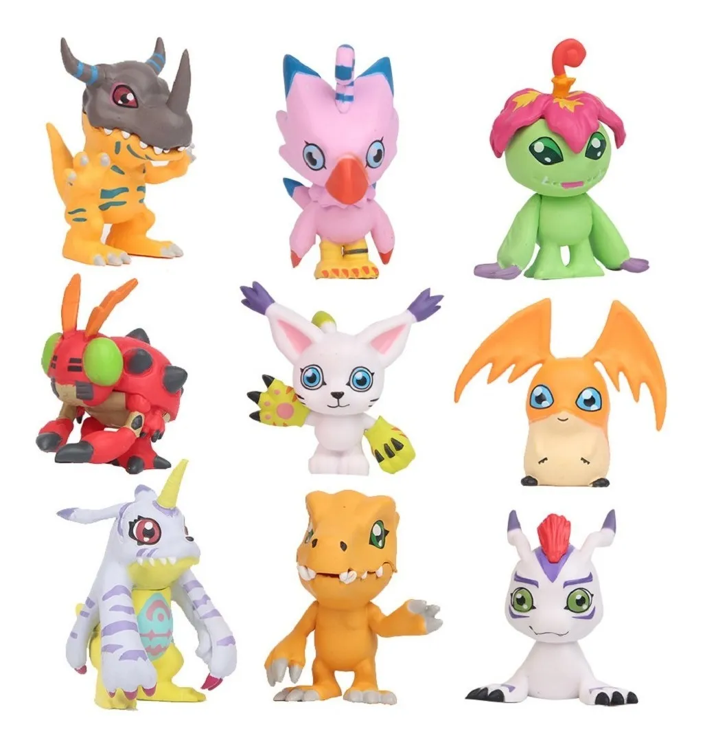 Figuras De Digimon Elegidos Set X9 - Oni Anime Store