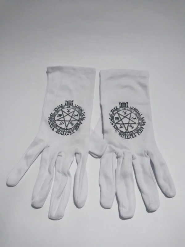 Hellsing Guantes Alucard (Blancos con logo negro) - Oni Anime Store