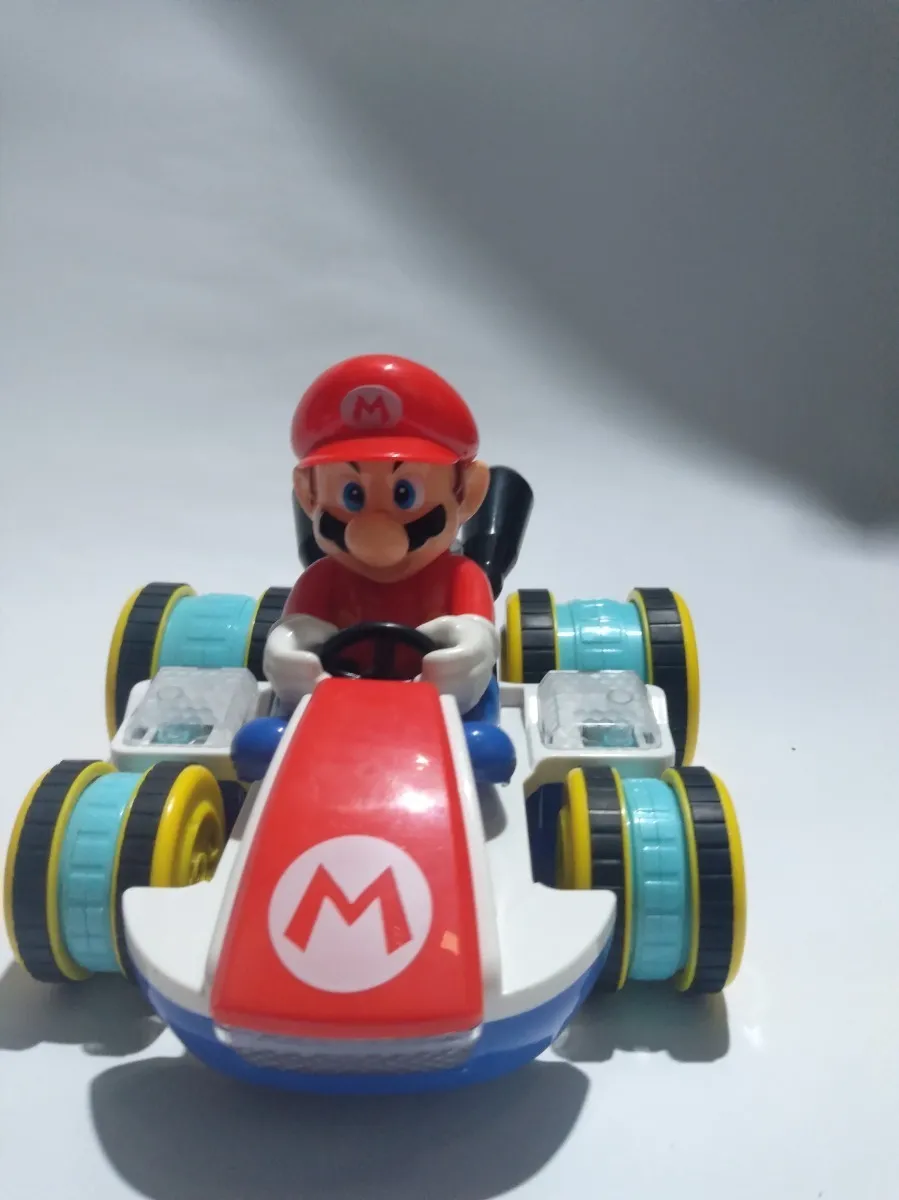Mario Bros Figura Carro Mariokart Luces Y Movimiento - Oni Anime Store
