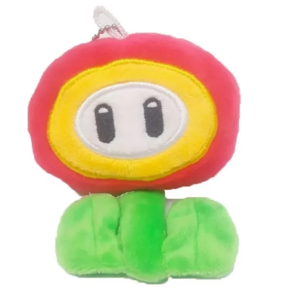Super Mario Bros Llavero Peluche Fire Flower (Flor De Fuego) - Oni ...