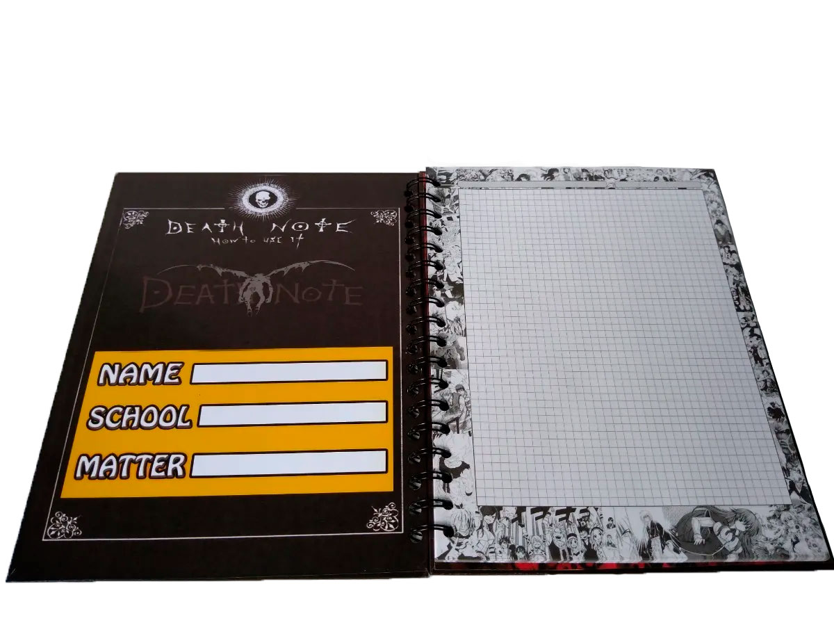 Cuaderno 80 Hojas Pasta Dura De Death Note (Ryuk) - Oni Anime Store