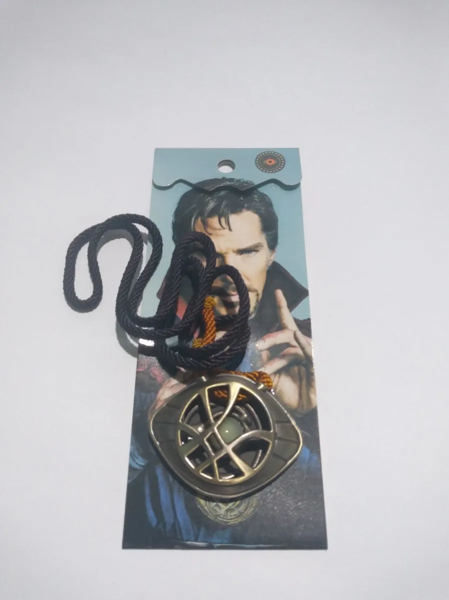 Doctor Strange Collar Ojo De Agamotto Metálico Cuerda - Oni Anime Store