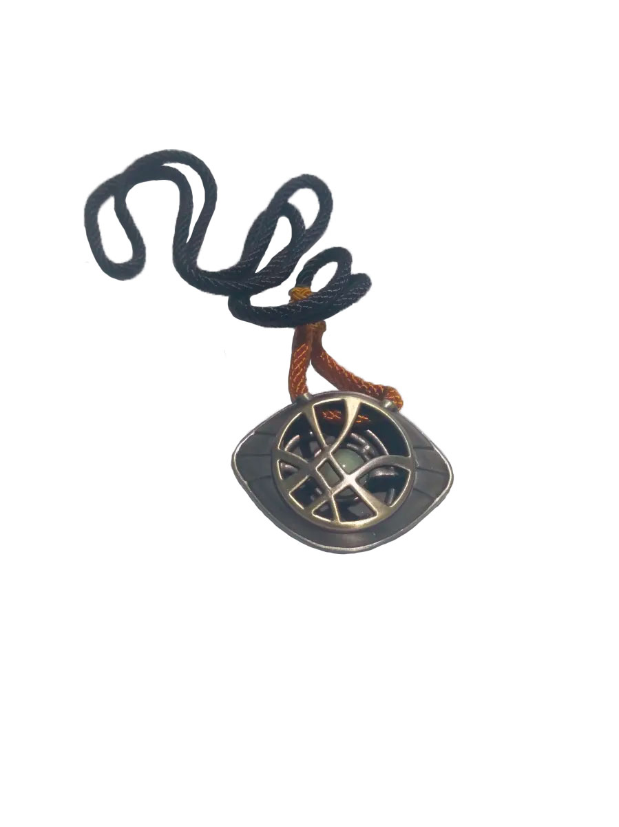 Doctor Strange Collar Ojo De Agamotto Metálico Cuerda - Oni Anime Store