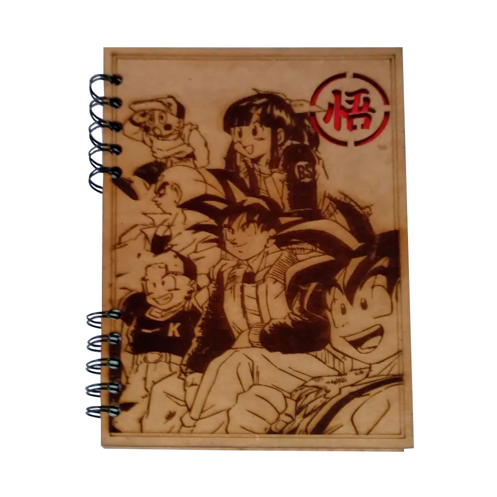 Cuaderno Mdf Personajes Dragon Ball Goku - Oni Anime Store